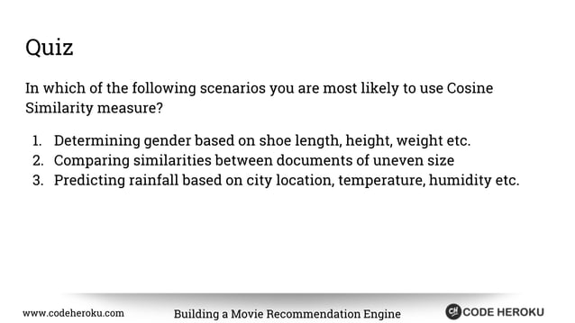 Building A Movie Recommendation Engine In Python Using Scikit Learn Code Heroku Pptx