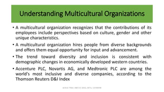 Building a multi cultural organization | PPTX