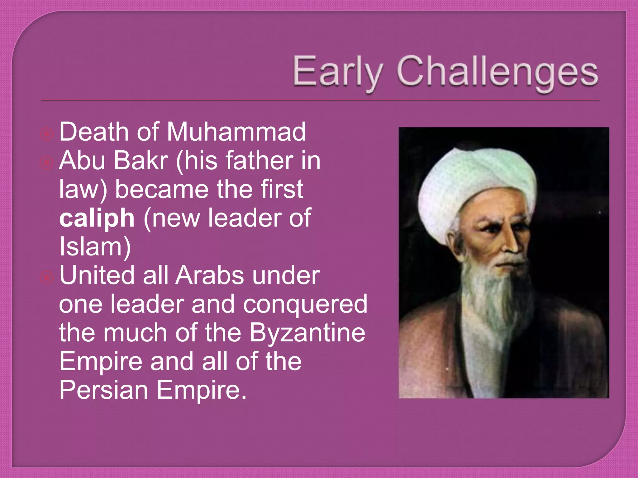 Building a muslim empire | PPTX