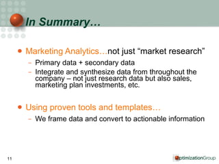 Building Analytics Dashboards | PPT