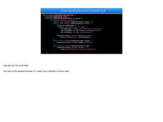 Building a Native Camera Access Library - Part II - Transcript.pdf