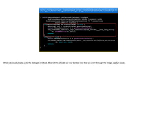 Building a Native Camera Access Library - Part V - Transcript.pdf