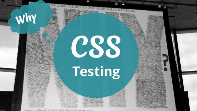 Building an automated css testing workflow Building an automated css testing workflow