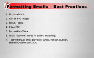 Building an automated email system with django and aws | PPT