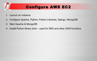 Building an automated email system with django and aws | PPT
