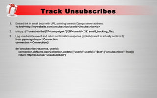 Building an automated email system with django and aws | PPT