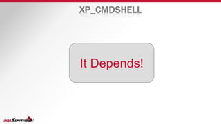 Building and configuring sql server; Some Recommended Practices. | PPTX