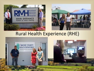 Building and evaluating a community-based, immersion rural health ...