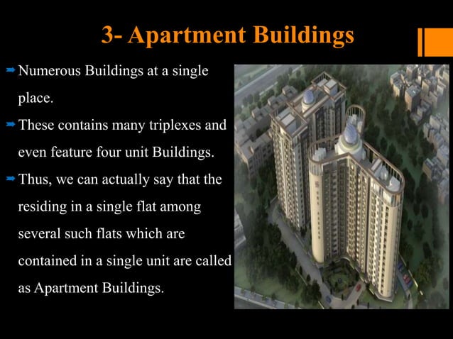 Building,types of building and case study about redential building ...