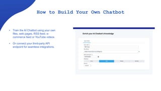 How to Build AI Chatbots in Minutes and Deploy Across Multi-Channels | PPT