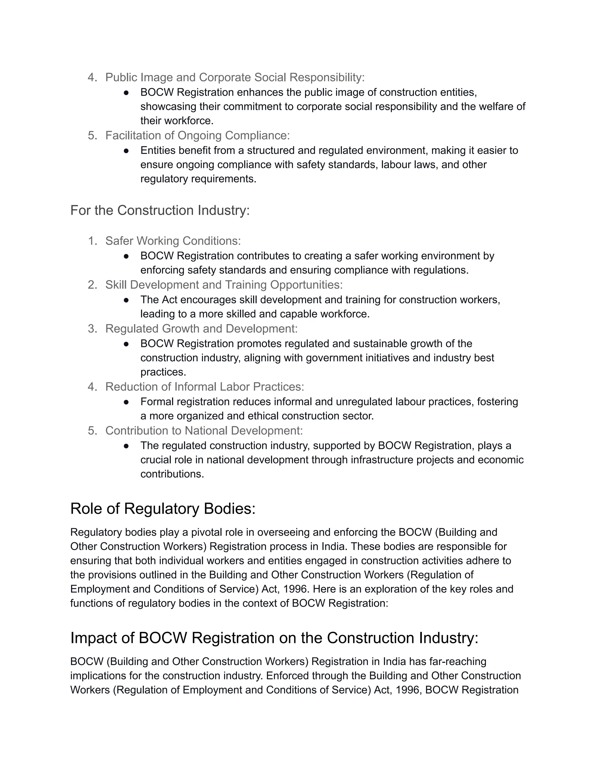 Building and Other Construction Workers (BOCW) Registration in India (1 ...