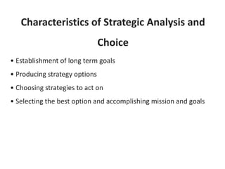 STRATEGIC MANAGEMENT | PPT