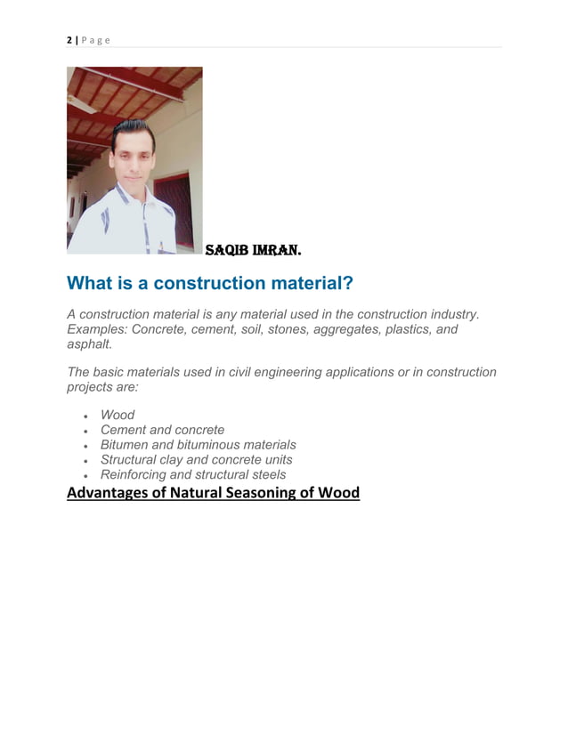 Building and road materials pdf | PDF
