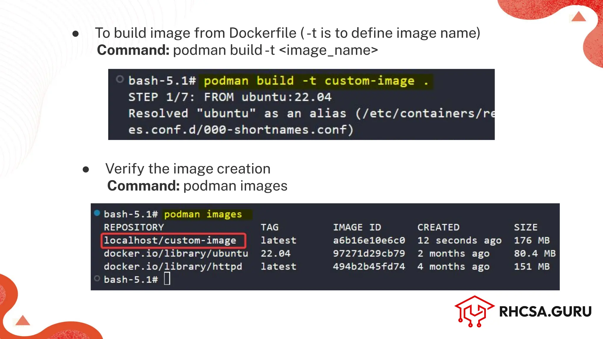 Building and Running Podman Containers - RHCSA+.pdf