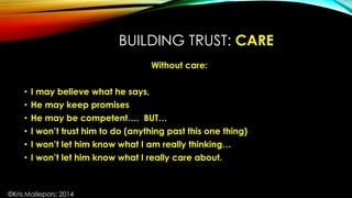 Building and Sustaining Trust for Leaders | PPTX