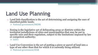 LAND USE PLANNING CONSTRUCTION | PPTX