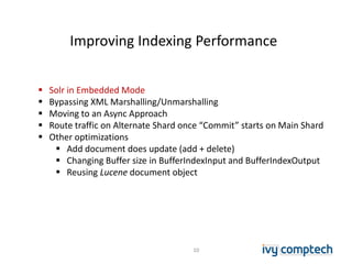 Building a near real time search engine & analytics for logs using solr | PDF