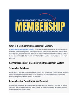 Building an Effective Membership Management System.pdf