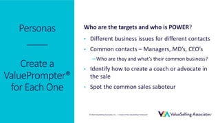 Building an Effective Playbook with the ValueSelling Framework® | PDF