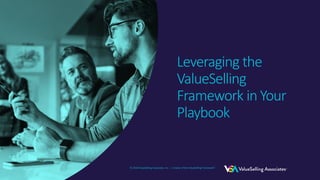 Building an Effective Playbook with the ValueSelling Framework® | PDF