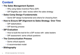 Building An Effective Sales Compensation Framework | PPTX