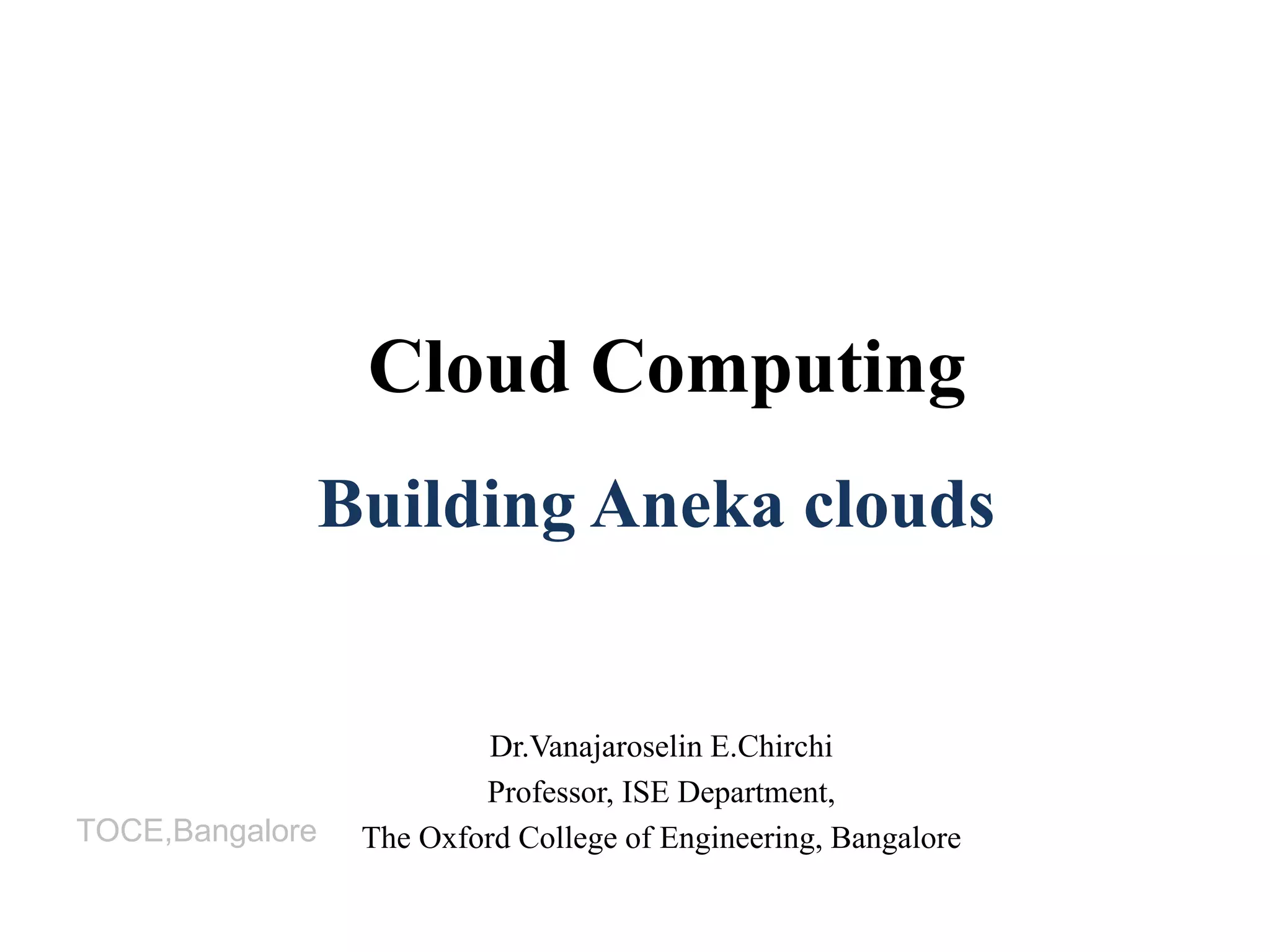 Building Aneka clouds.ppt
