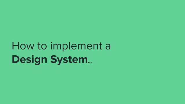 Building an Enterprise Design System for 2024 | PDF