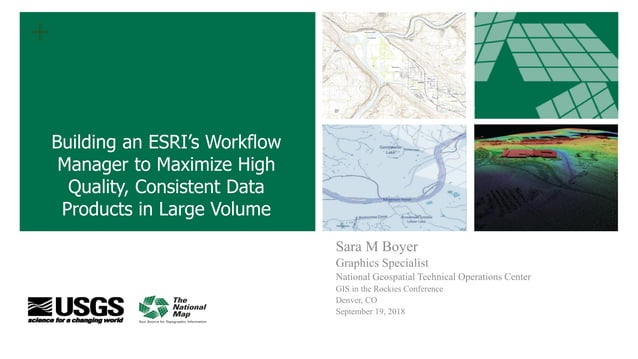 2018 GIS in Government: Building an esri Workflow Manager to Maximize High Quality Consistent ...