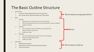 Building an Essay 8am | PPT