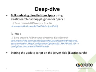 Building an ETL pipeline for Elasticsearch using Spark | PPTX