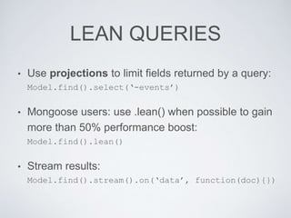 Building an event system on top MongoDB | PDF | Databases | Computer Software and Applications