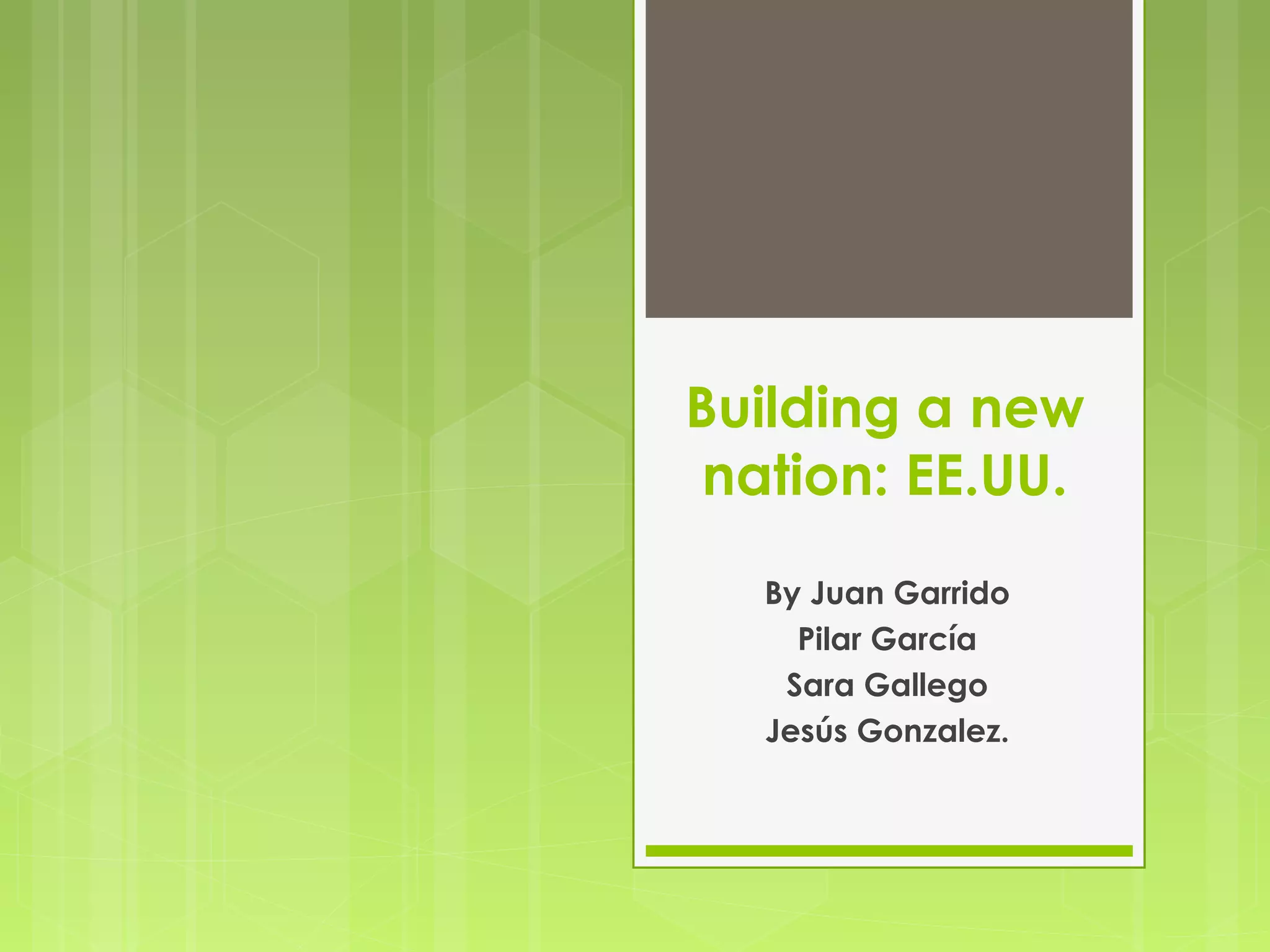 Building a new nation | PPT