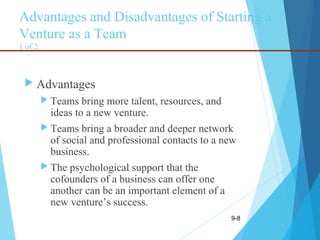Primary Elements Of New-Venture Team | Entrepreneurship | Building a new venture team ...