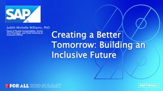 Building an Inclusive Future | PPT