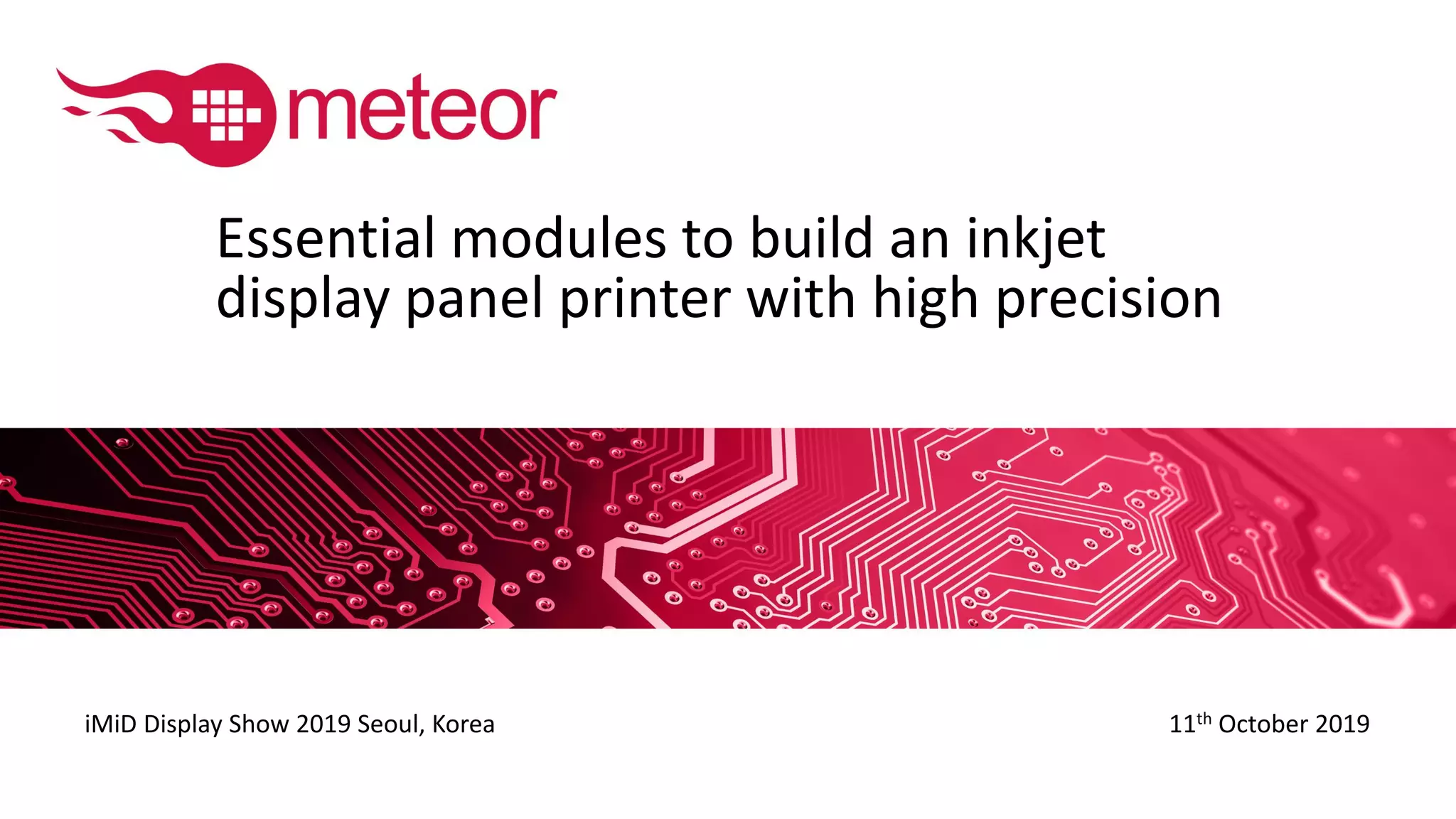 Building an Inkjet Display Panel Printer with High Precision | PPT