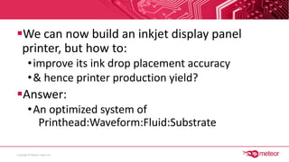 Building an Inkjet Display Panel Printer with High Precision | PDF