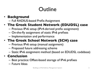 Building an IPv6 address management system | PDF