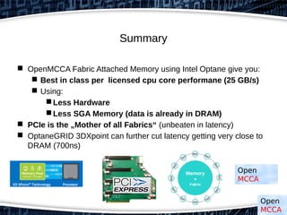 Building an open memory-centric computing architecture using intel optane | PDF