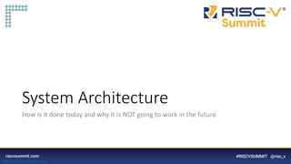 Building an open control stack for quantum computers using RISC-V ...