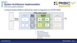Building an open control stack for quantum computers using RISC-V ...
