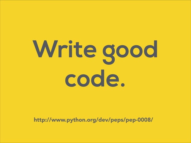 Building an open source python application the right way | PPT