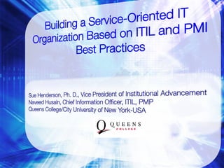 Building An Service Oriented It Organization | PPT