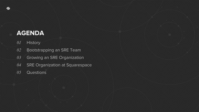 Building an SRE Organization @ Squarespace | PPT