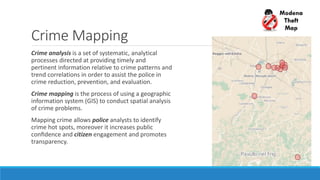Building an urban theft map by analyzing newspaper - SMAP 2018 | PPT