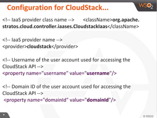 Building a Paa s with CloudStack and Apache Stratos | PPT
