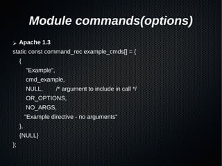 Building apache modules | PDF