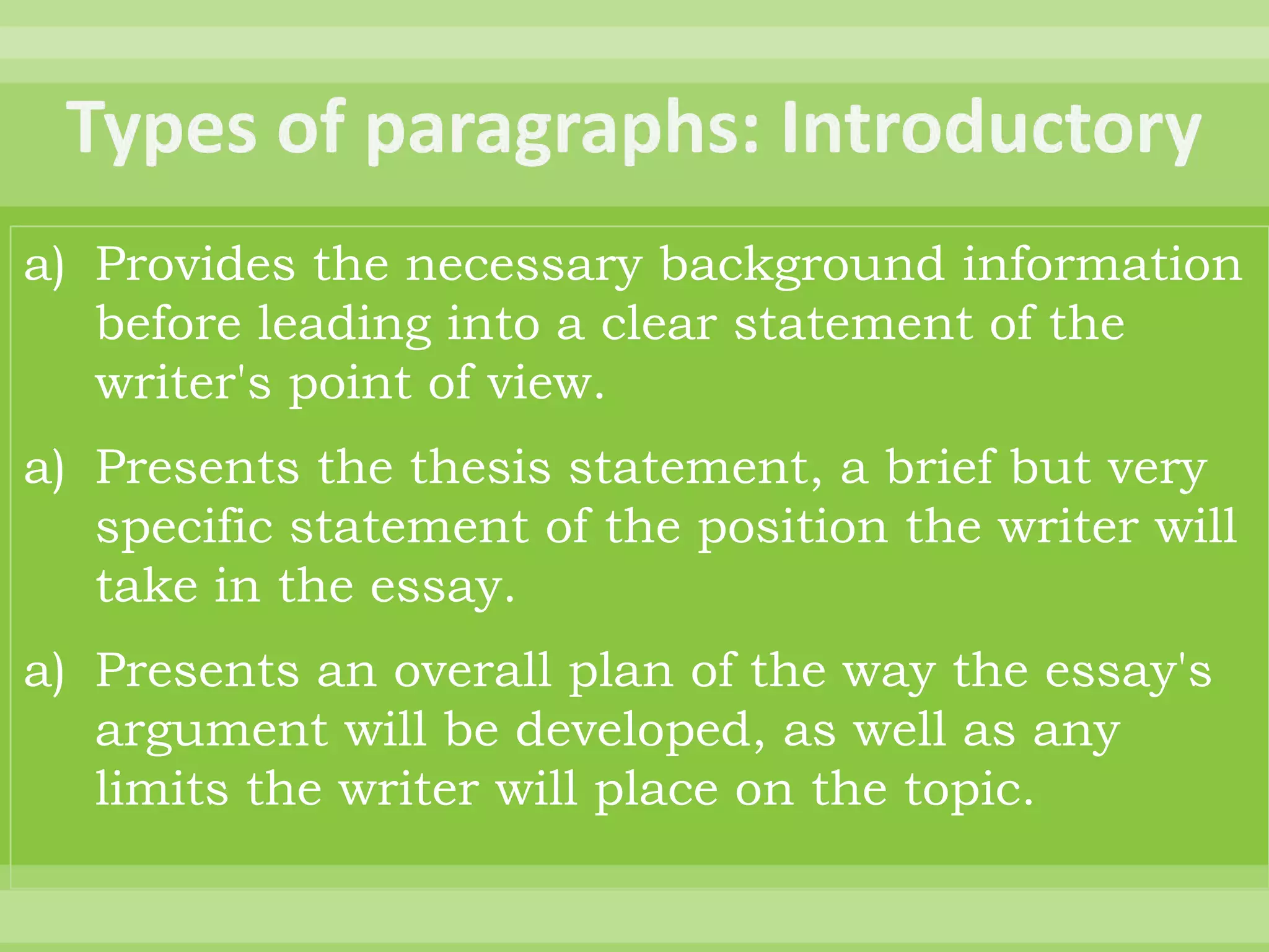 Building a paragraph | PPTX
