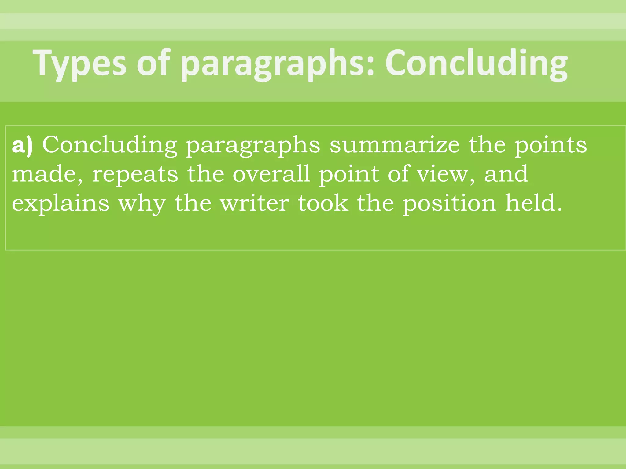 Building a paragraph | PPTX