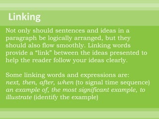 Building a paragraph | PPTX