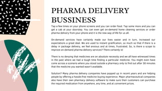 Building a pharma delivery app: To ensure smooth delivery of medicines ...